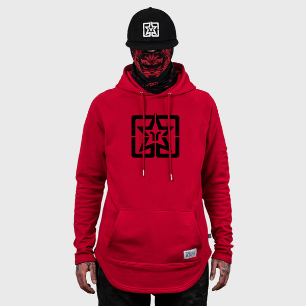Ride Rich Emblem Motorcycle Scoop Pullover Hoodie