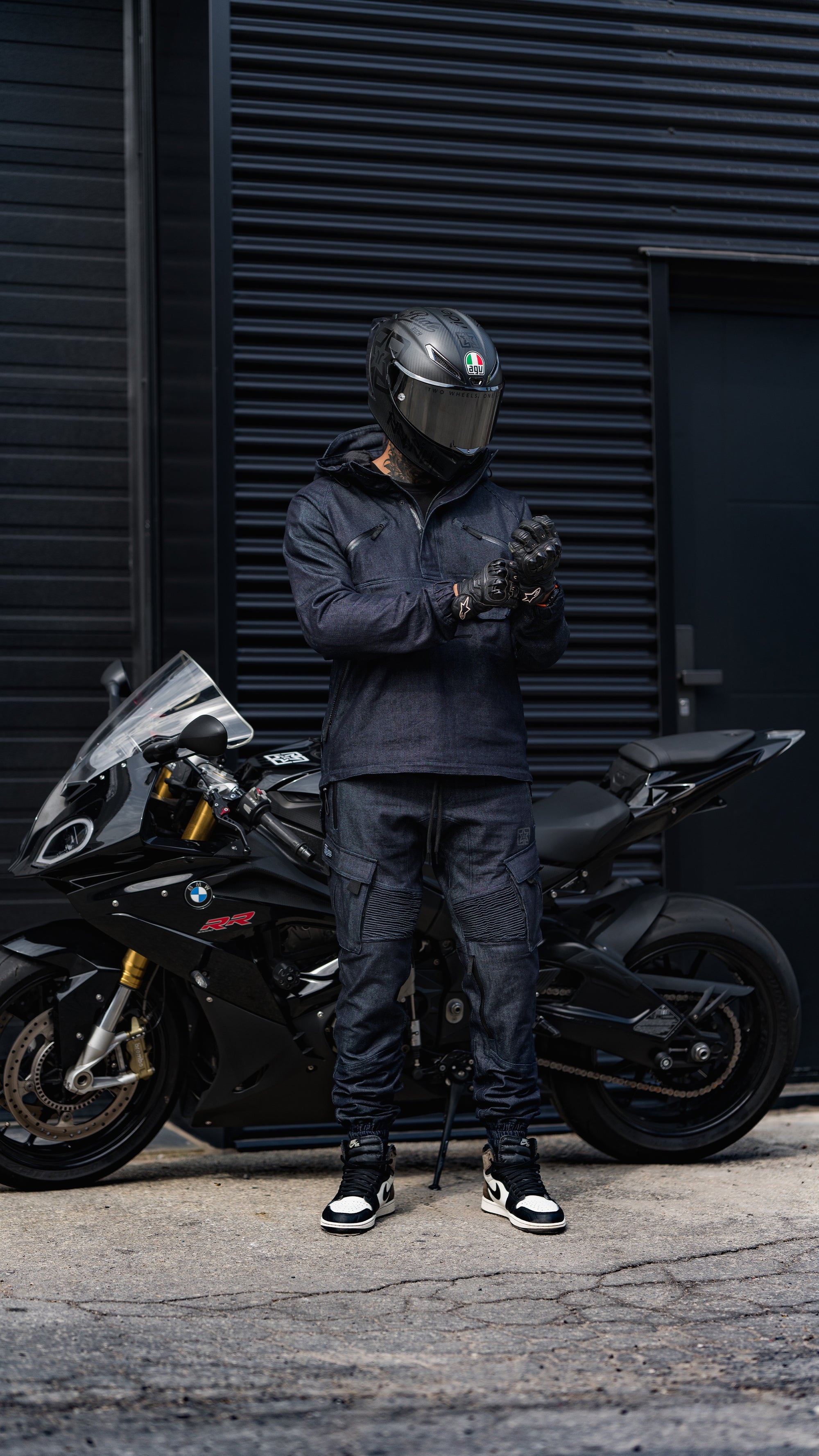 Concord™ Armoured Denim Anorak Motorcycle Jacket {The Message V2/Raw I