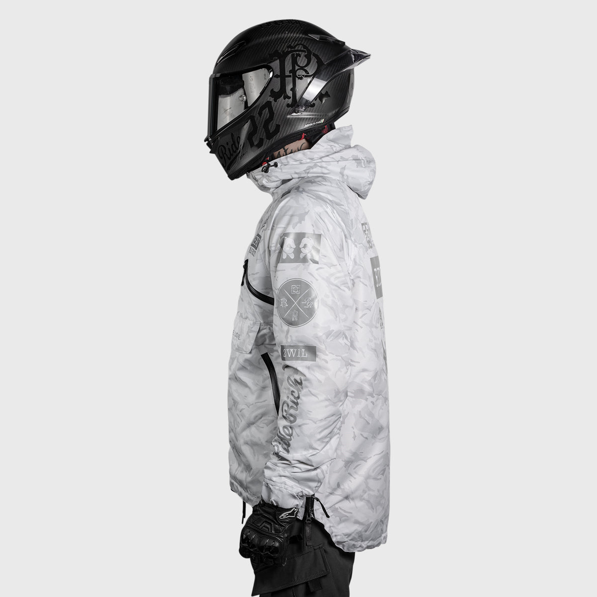 Concord™ Armoured Anorak Motorcycle Jacket {RR GP/Ghost Camo}