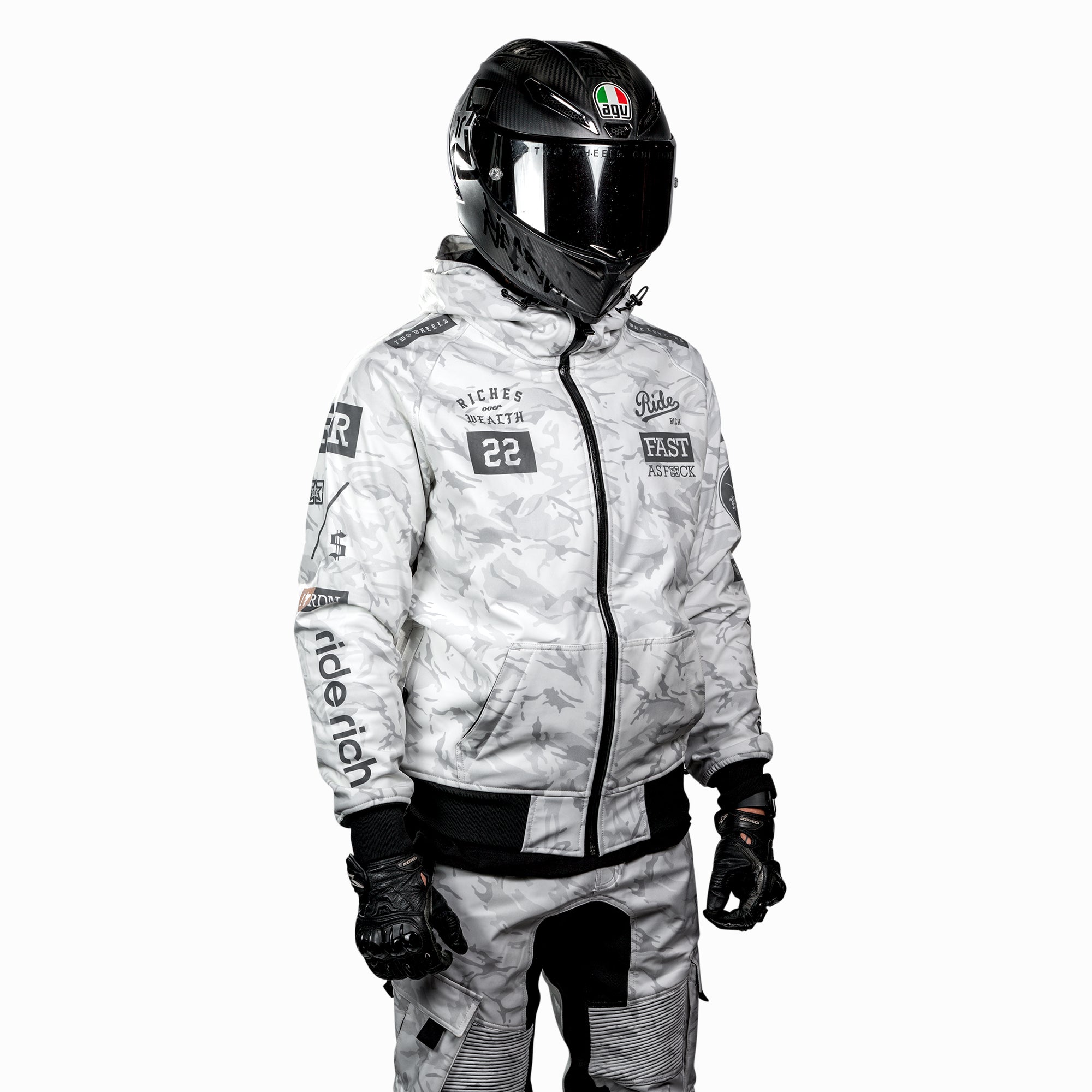 Regency™ Armoured Softshell Hooded Jacket {RR GP/Ghost Camo}