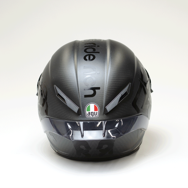 Reflective Ride Rich Helmet Vinyl Decal Kit - Custom Motorcycle Decals