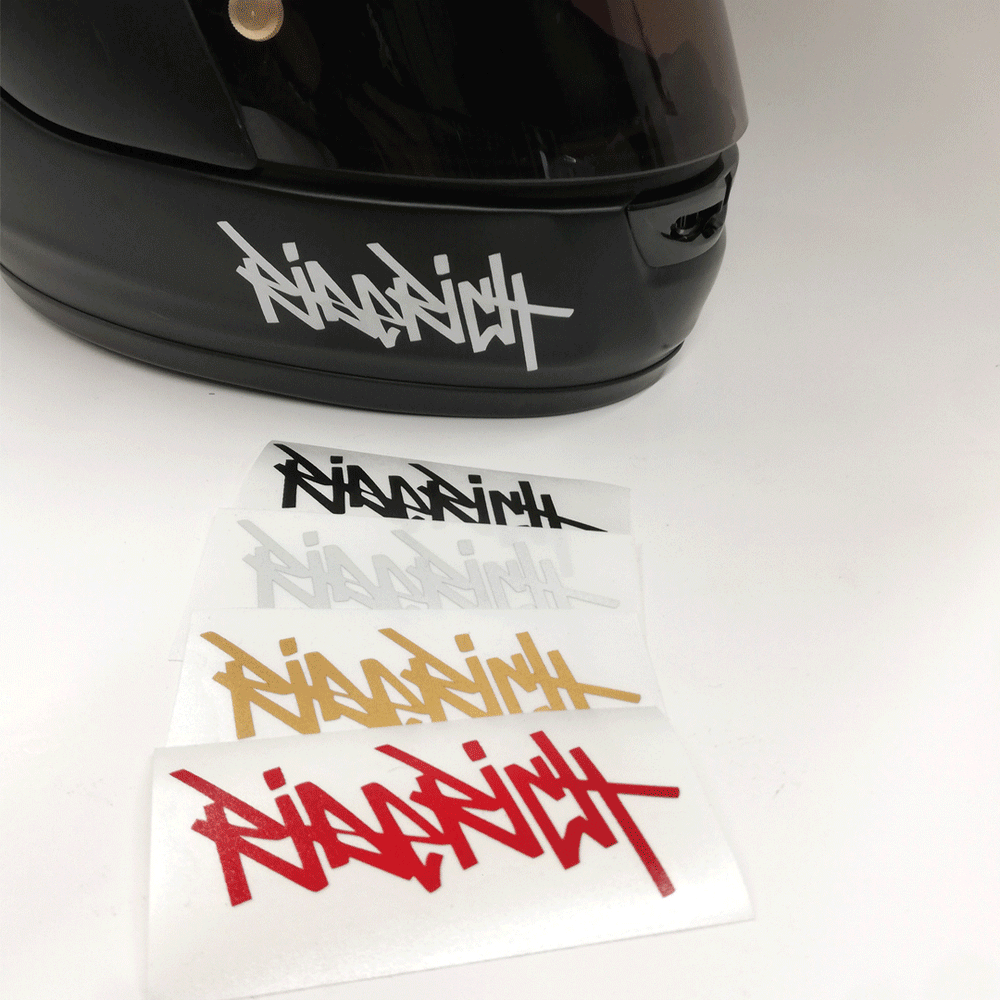 Ride Rich Tag Vinyl Decal - Custom Motorcycle Decals