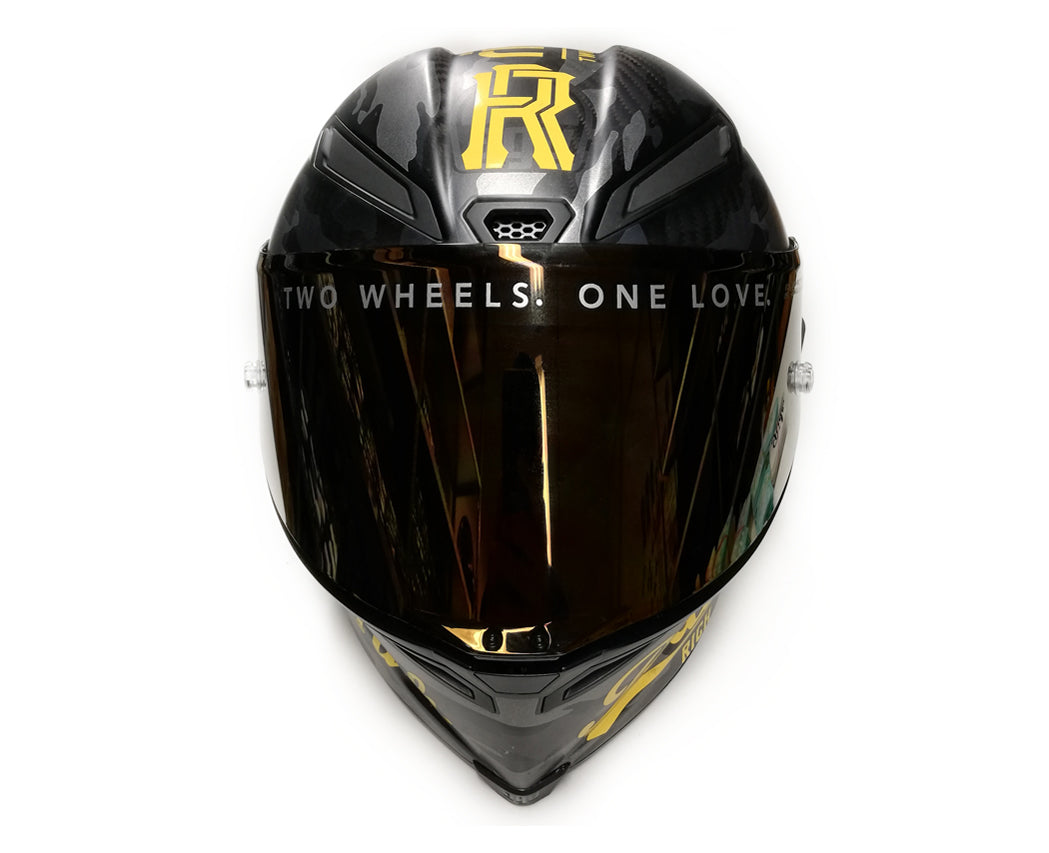Two Wheels. One Love. - Custom Motorcycle Decal